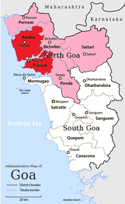 3rd district in Goa - Sanskriti IAS