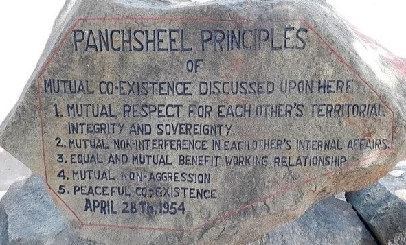 Principle of peaceful co-existence: Panchasheel Agreement - Sanskriti IAS