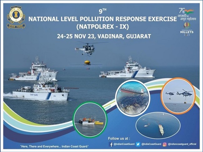 9th National Level Pollution Response Exercise - Sanskriti IAS