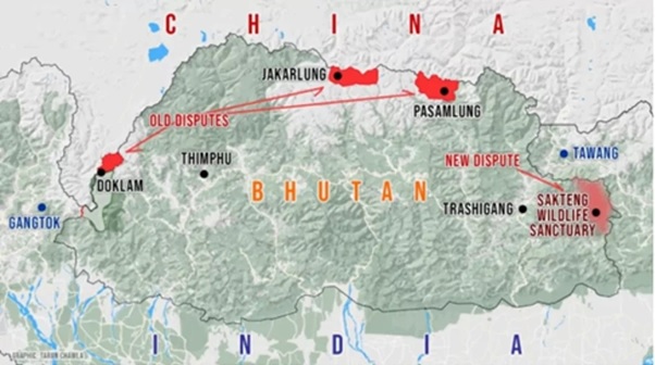 China-Bhutan border dispute - Sanskriti IAS
