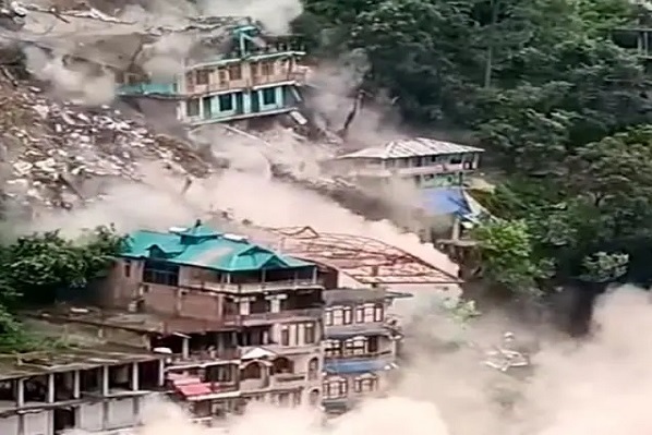 8 vacant buildings collapse in rain-hit Himachal Pradesh's Kullu district - Sanskriti IAS