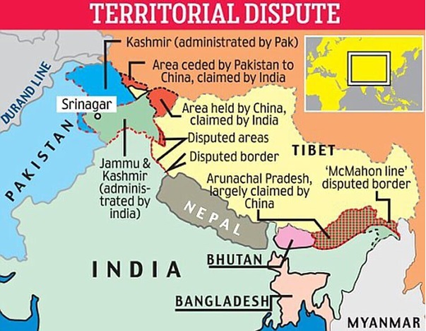 India-China border dispute - Sanskriit IAS - Sanskriti IAS
